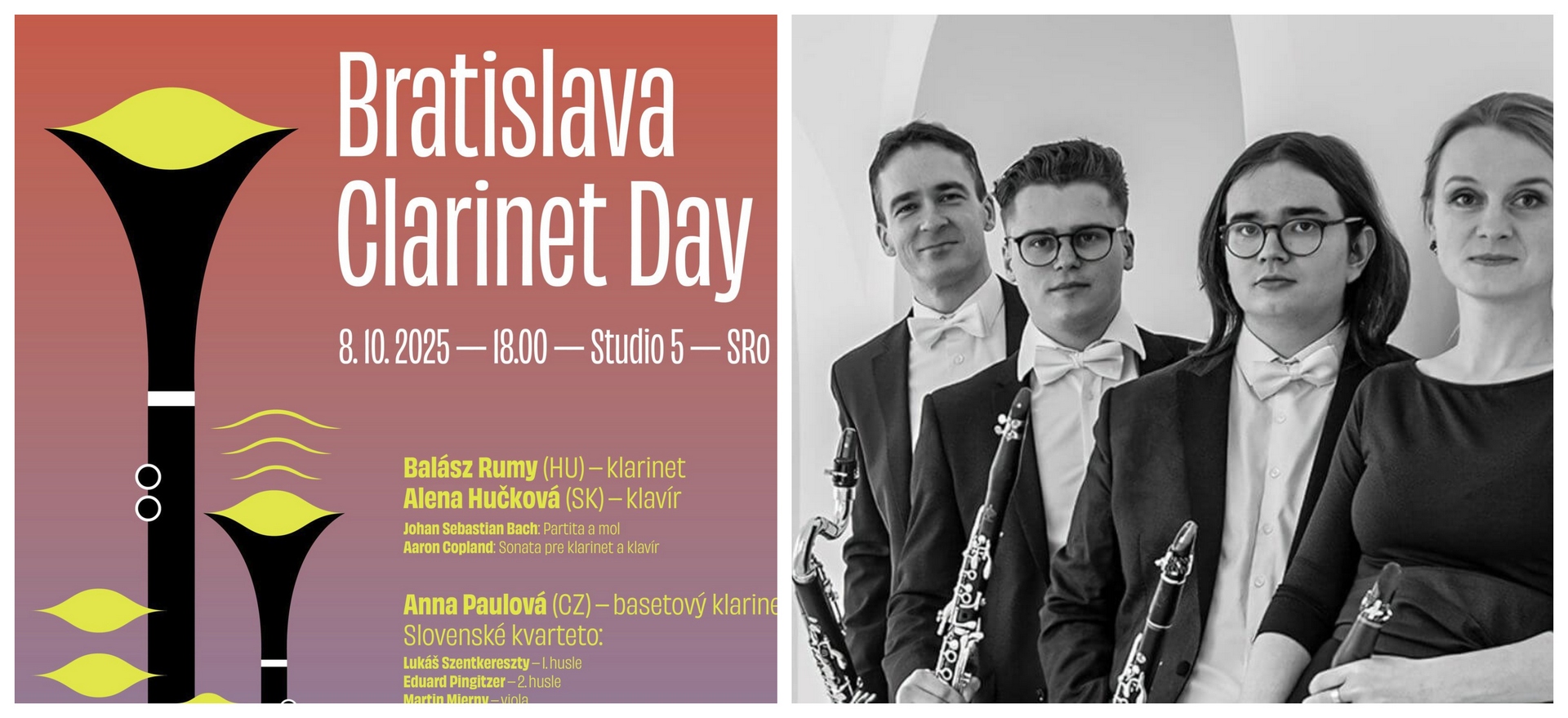 Bratislava Clarinet Day 2025 – festival venovaný klarinetu